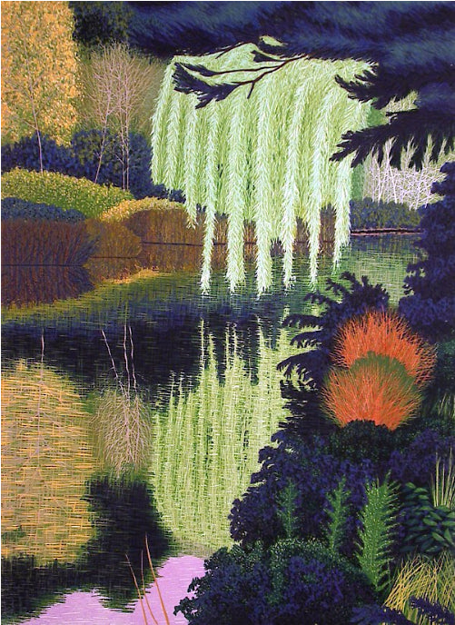 "Willow" by Gordon Mortensen - Limited Edition Landscape Reduction Woo