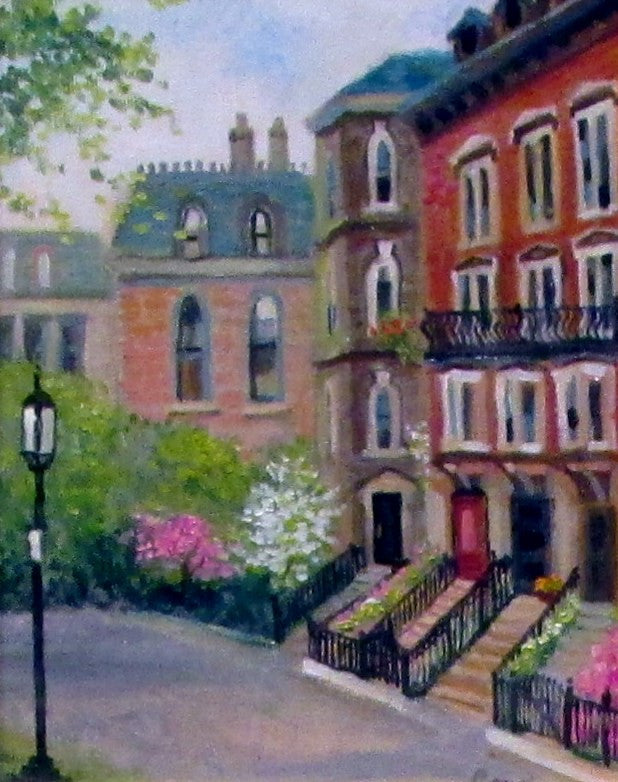 "Morning Light - Boston" by Rowenna Anderson - Oil Painting