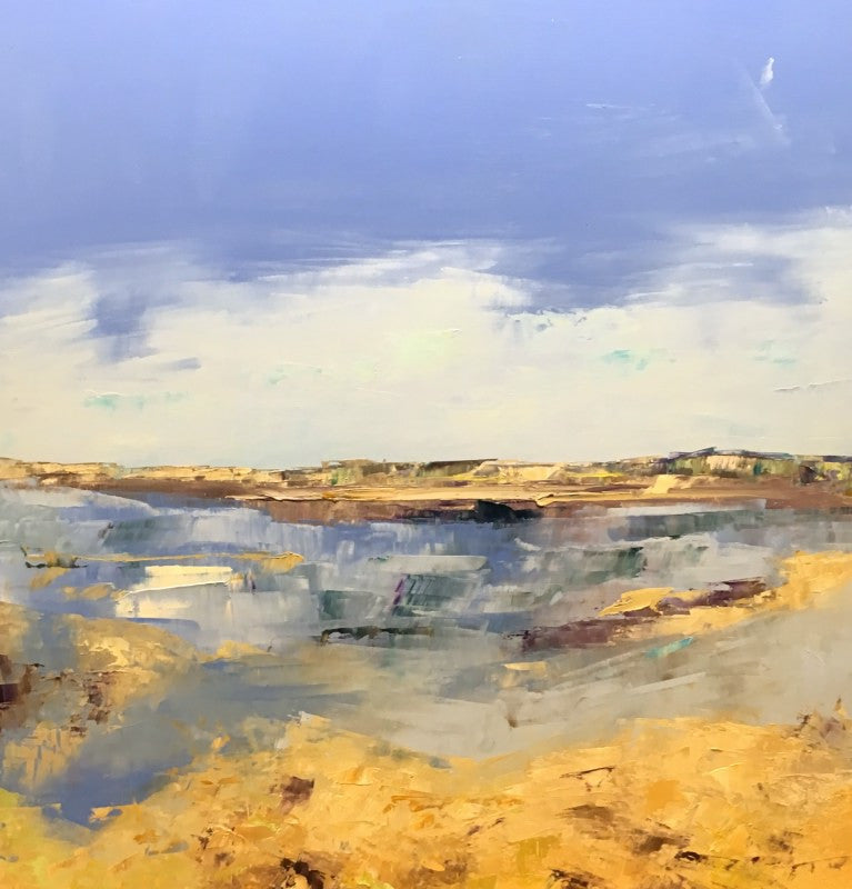 "Moors, Springtime" by Janis Sanders -Transitional Coastal Landscape P