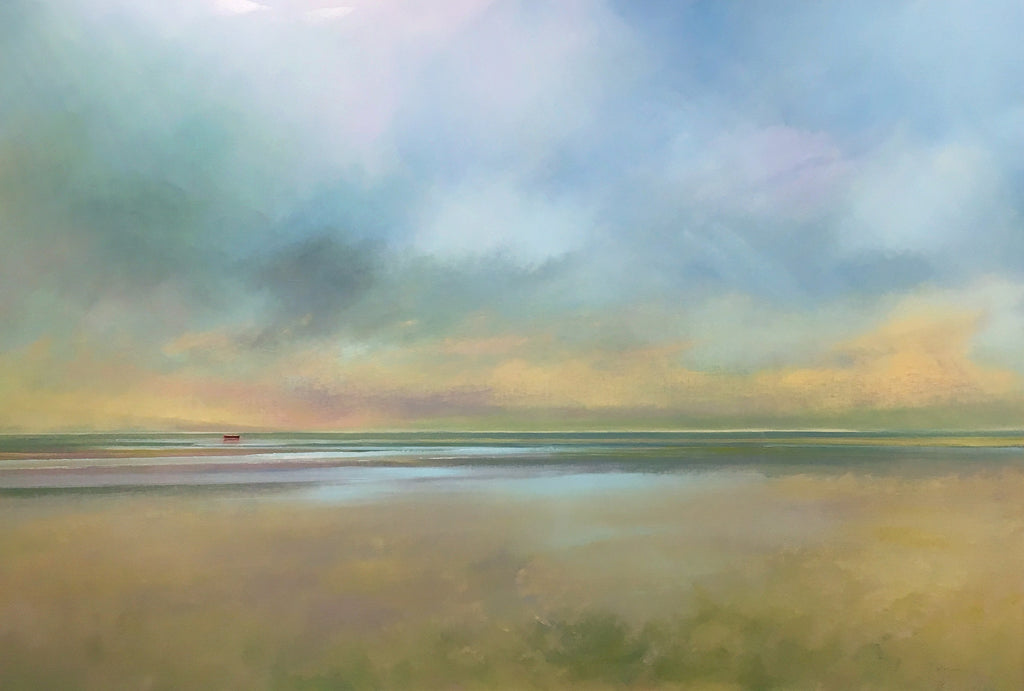"Peaceful Reflection" by Michael Marrinan - Large Transitional Coastal