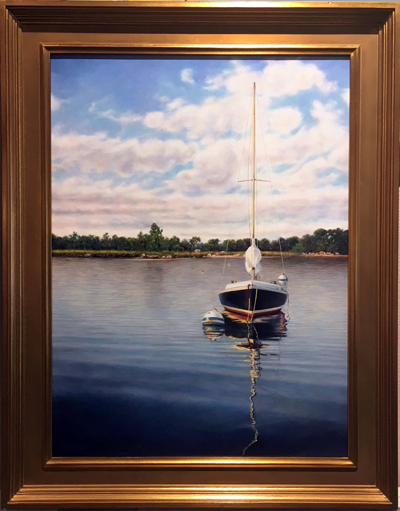 "Mirrored Expectations" by Roderick O'Flaherty Realism Nautical Painti