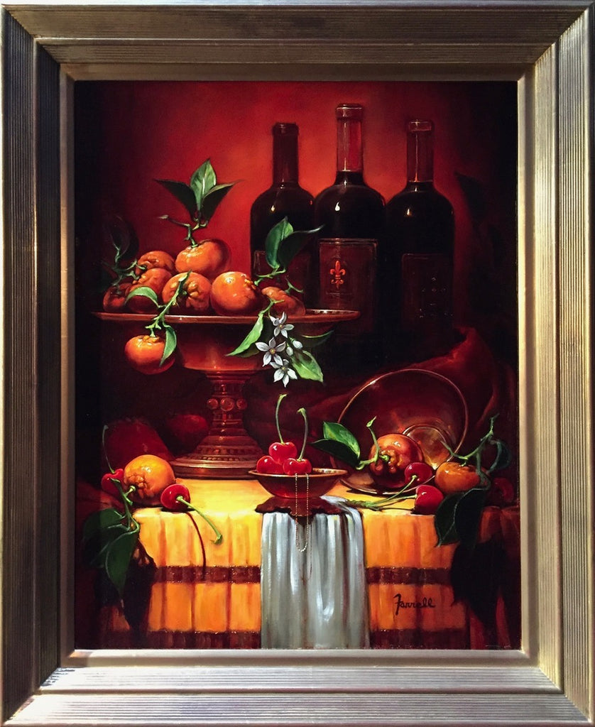 "Bellezza Fiorentina" by Sean Farrell - Vibrant Still Life Oil Paintin