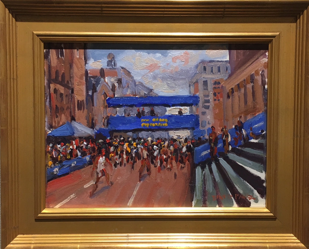 "Finish Line - Boston Marathon" by Dianne Miller - Classic Painting