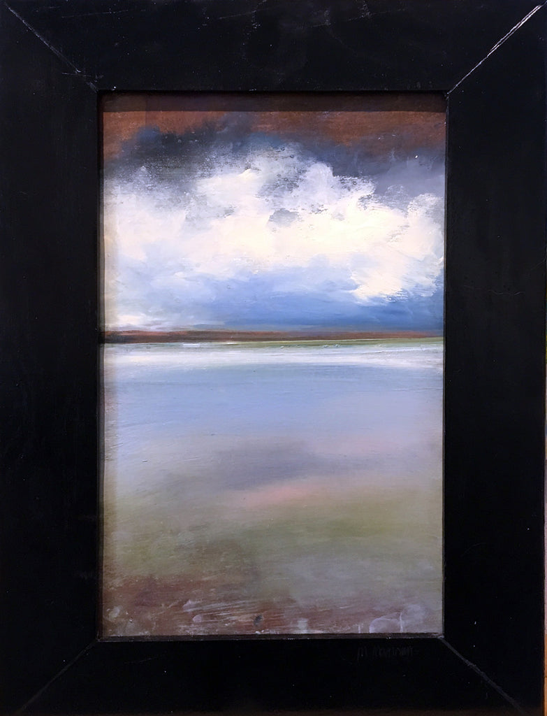 "Water's Edge" by Michael Marrinan - Transitional Coastal Oil Painting