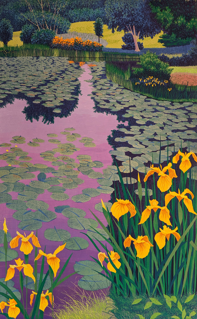 "Yellow Iris" by Gordon Mortensen - Limited Edition Landscape Reductio